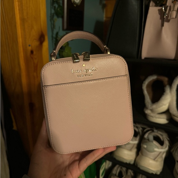kate spade | Bags | Kate Spade Pink Mini Bag With Structured Design ...